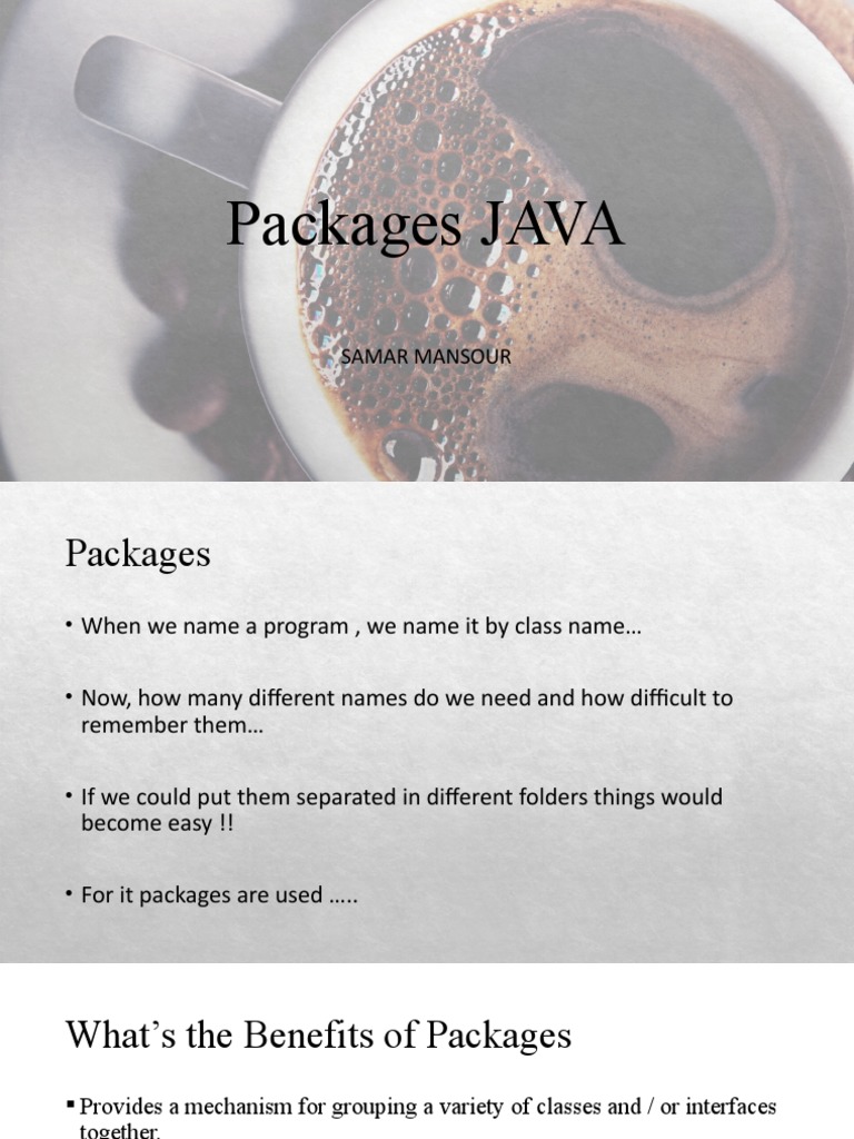 Packages JAVA | PDF | Java (Programming Language) | Class (Computer ... Packages JAVA | PDF | Java (Programming Language) | Class (Computer ...