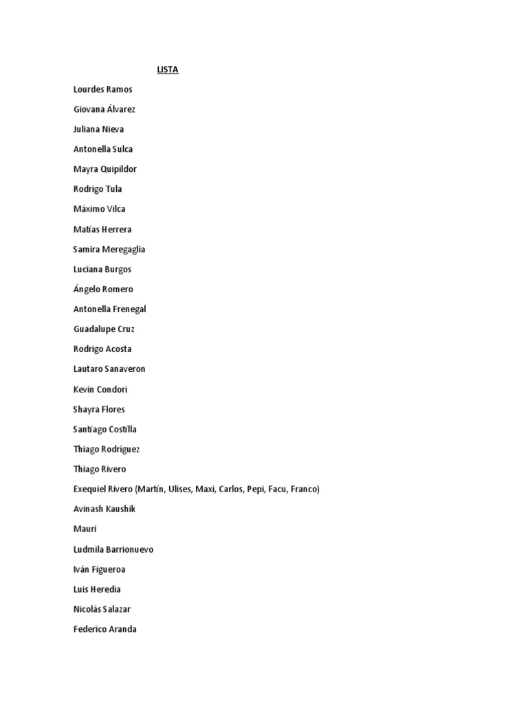 Lista-Neon Party | PDF