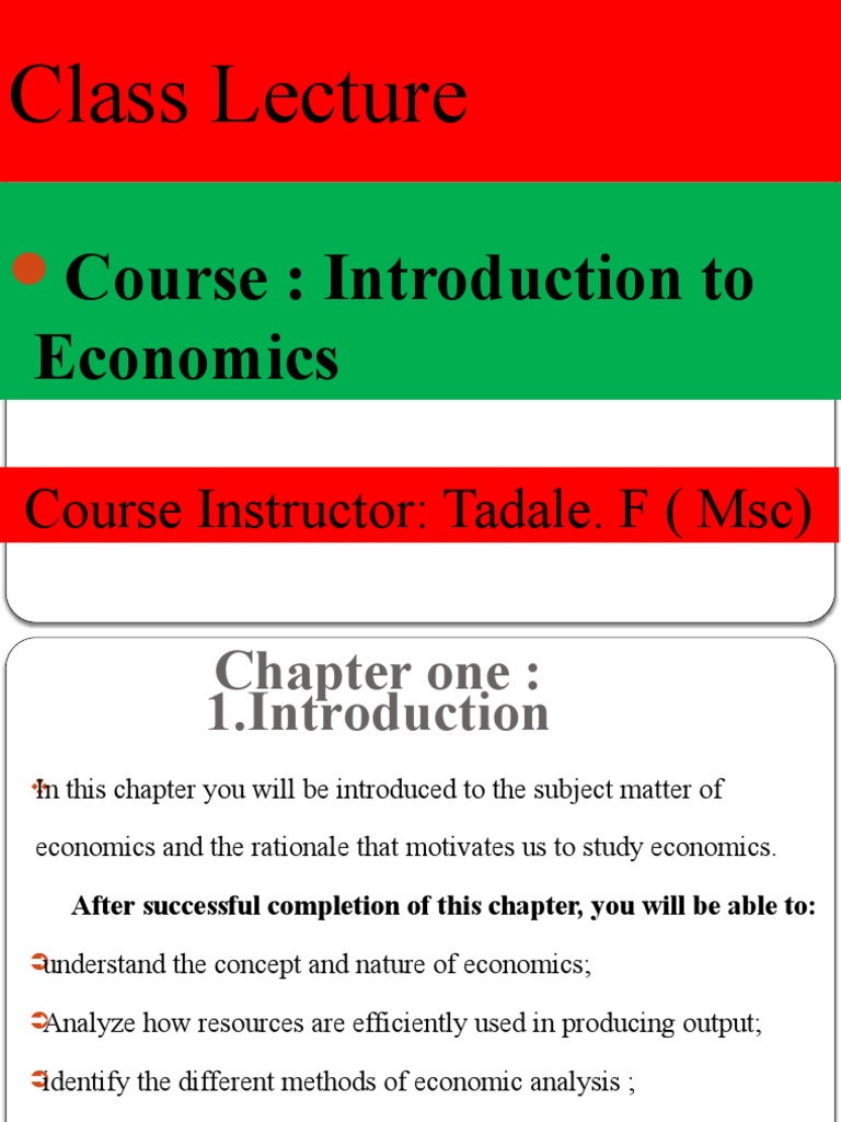 Introduction 1.Pptx Hdp | PDF | Economics | Business Economics