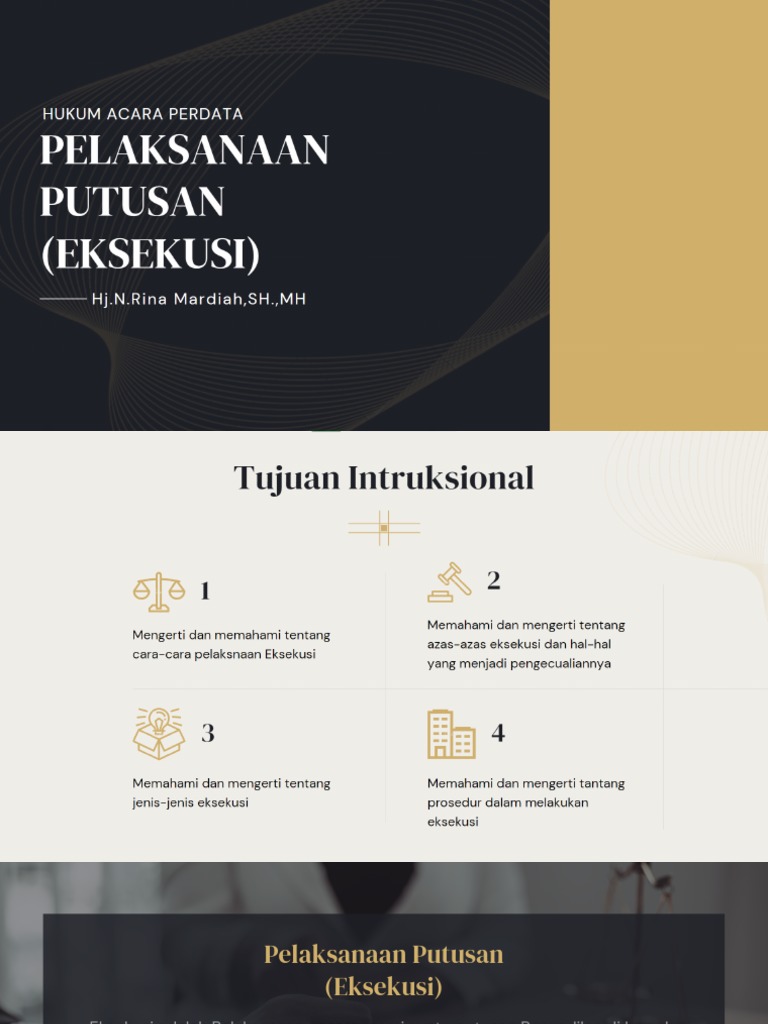 Proses dan Jenis Eksekusi Putusan Pengadilan | PDF