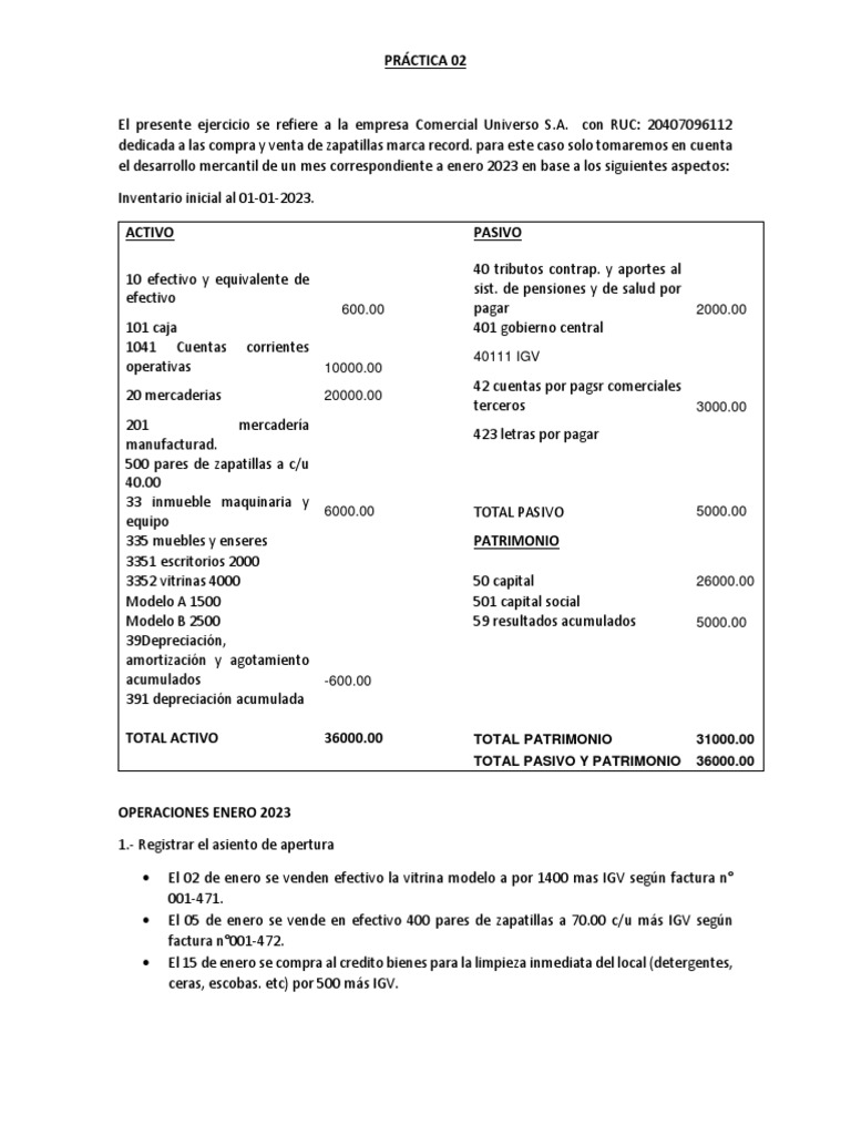 Caso Práctico 02-EEFF | PDF | Business | Inversiones