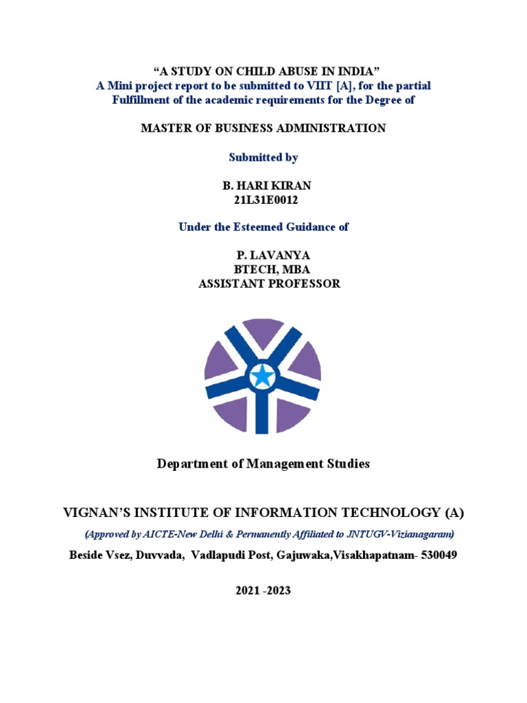 Mini Project - Title pages new 18.04.2023 | PDF