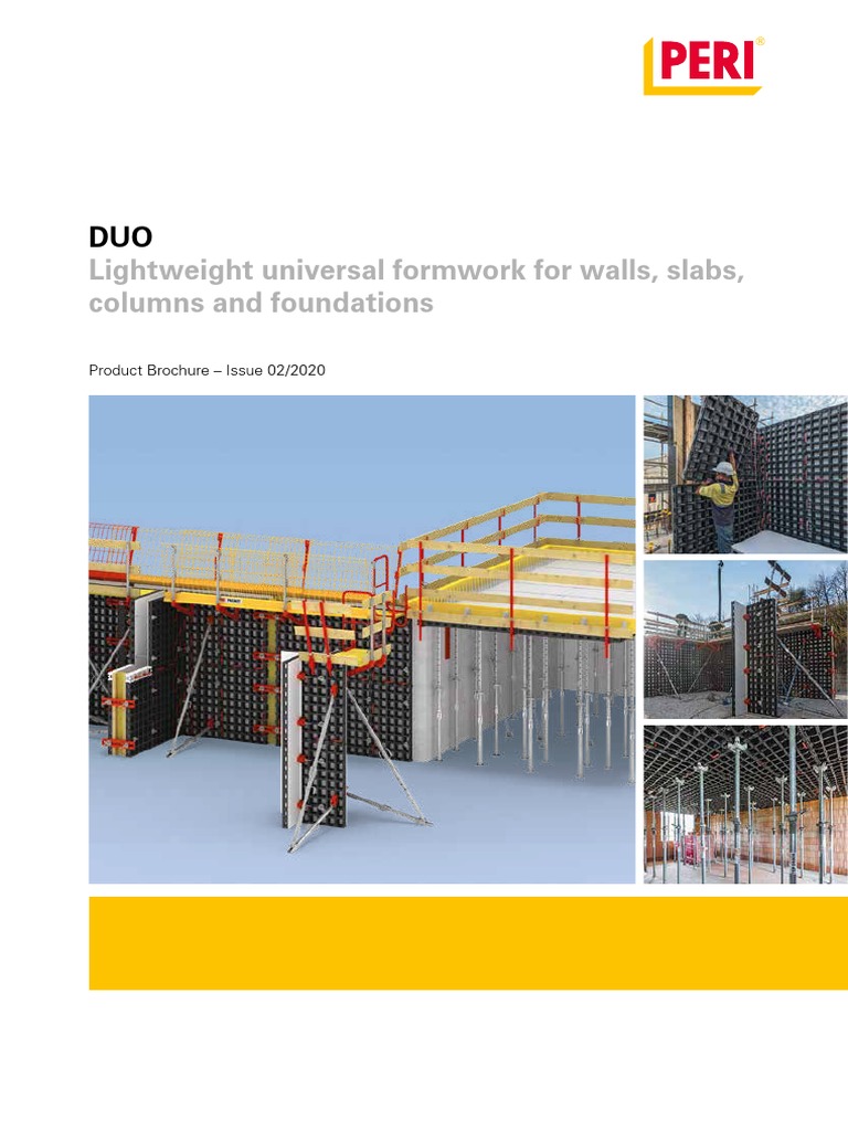 DUO Lightweight Universal Formwork | PDF | Scaffolding | Composite Material