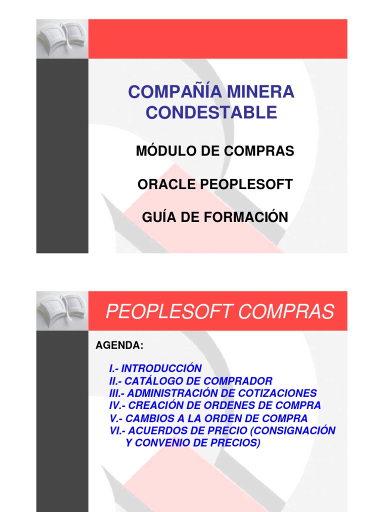 Guía de Compras en Oracle PeopleSoft | PDF | Business | Informática