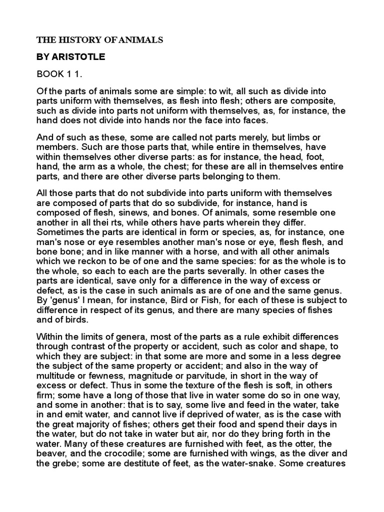 THE HISTORY OF ANIMALS ( Vikram) | PDF | Foot | Breathing