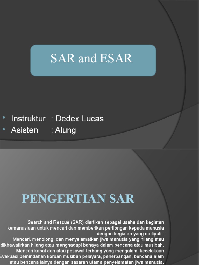 Panduan SAR dan Sejarahnya | PDF