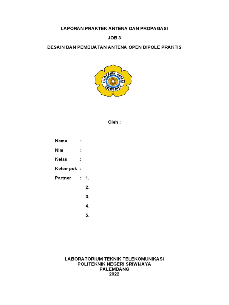 Desain Antena Open Dipole Praktis | PDF