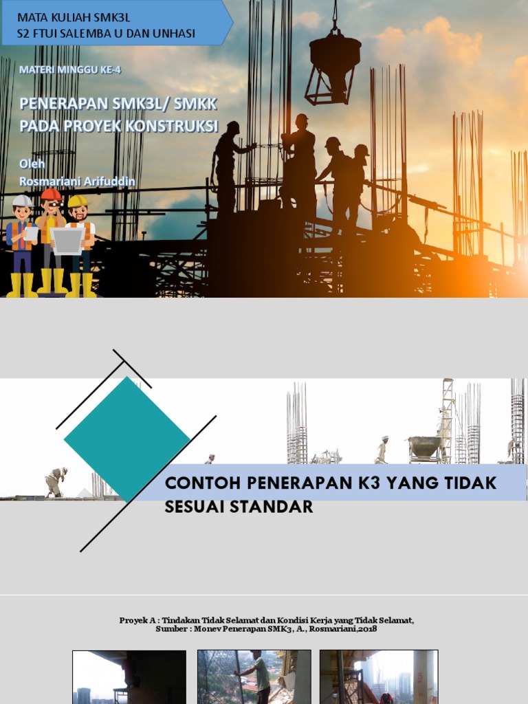 Materi Minggu 4, 5. 6, 7, 8 Dan 9 Smk3l | PDF