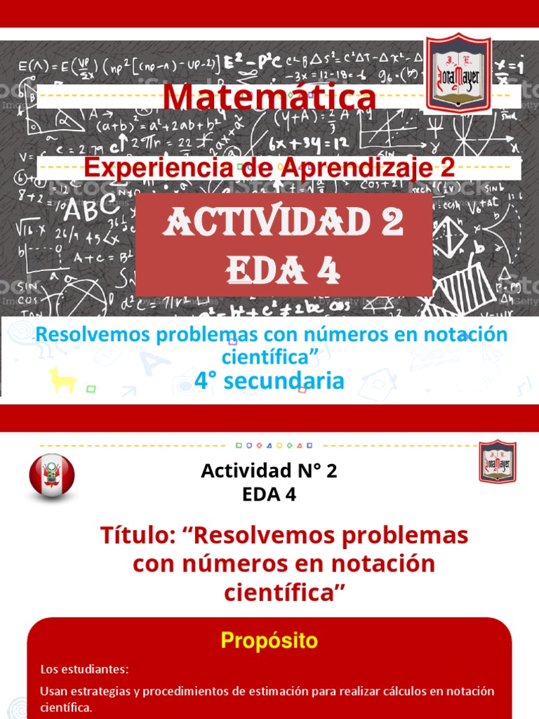 Eda 4 Ada 02-Matematica | PDF | Science