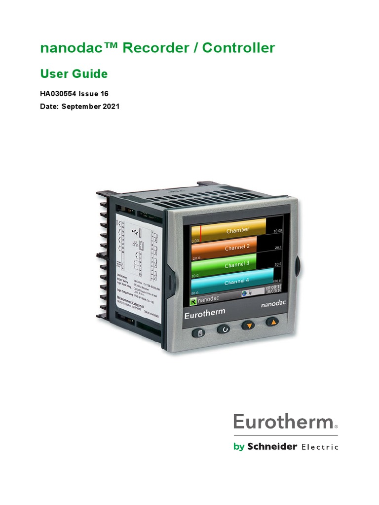 HA030554 Nanodac Recorder - Controller User Guide (HA030554 Issue 16 ...