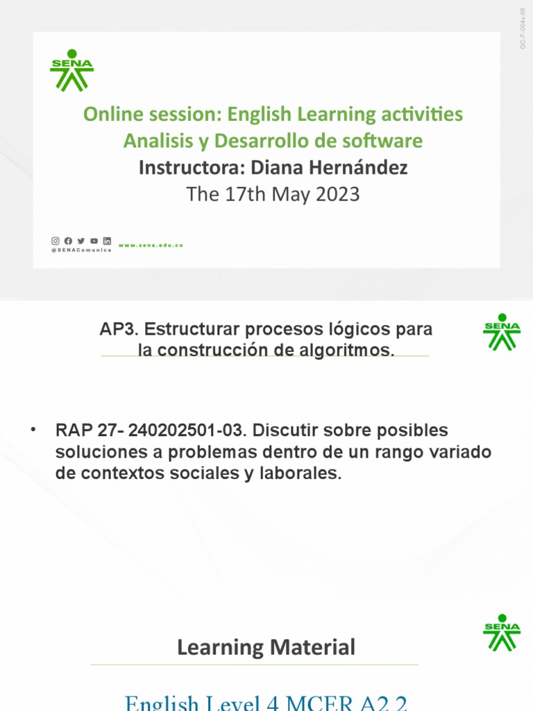 Adso Ap4 English | PDF | Informática
