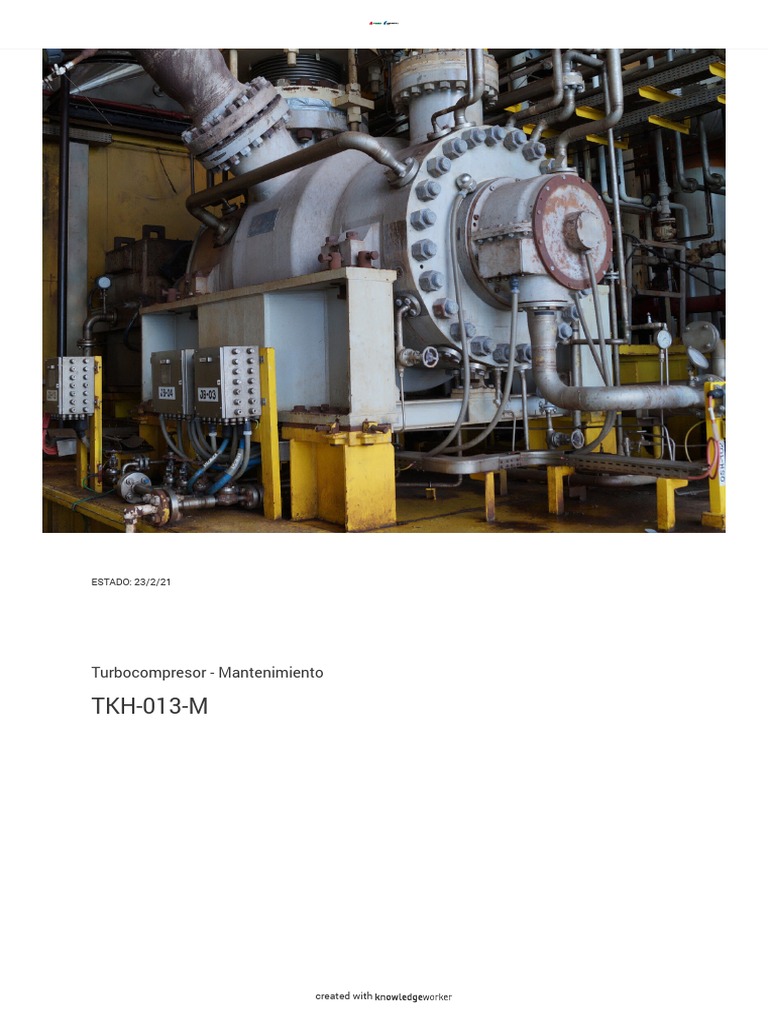 TKH 013 M ID968 Es | PDF | Rodamiento (Mecánico) | Turbina