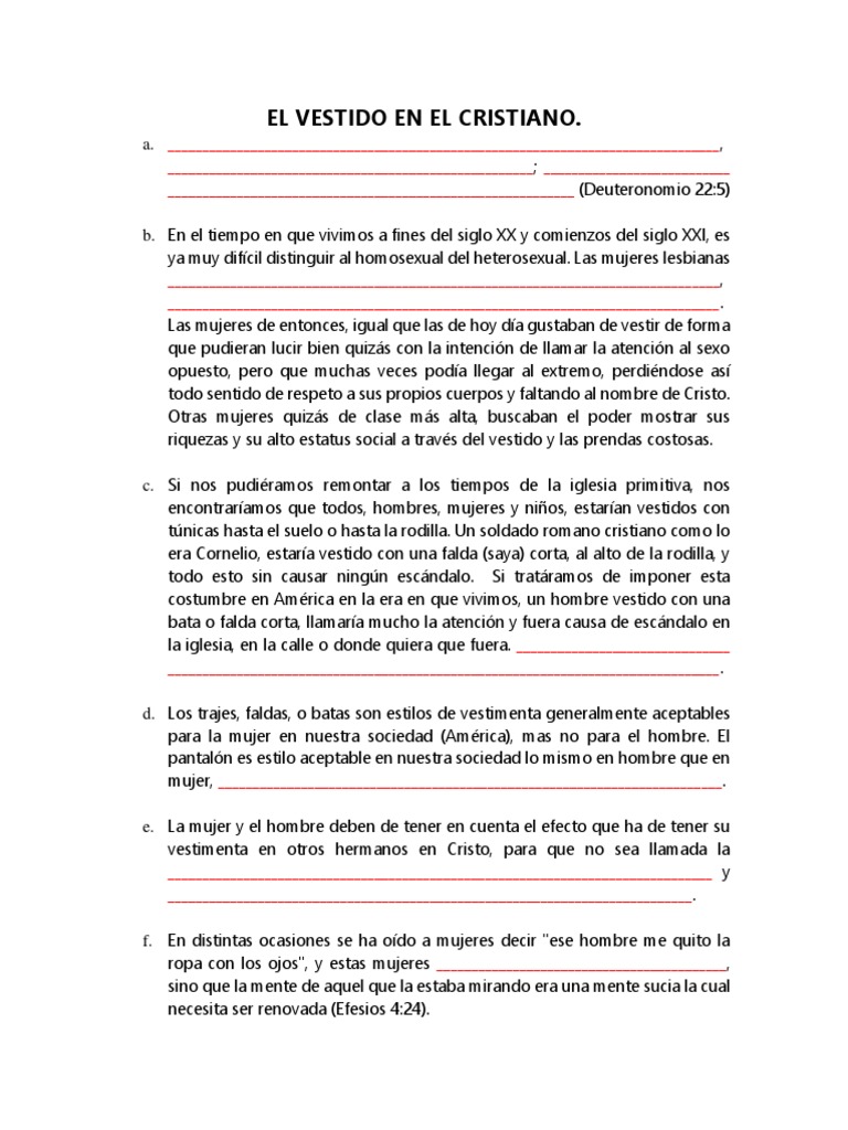 Bosquejo El Vestido en El Cristiano-1 | PDF | Vestir | Falda