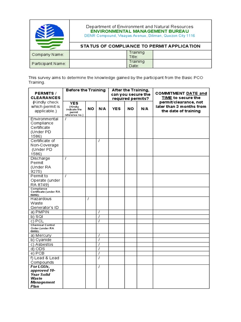 Environmental Survey | PDF | Natural Environment | Pollution