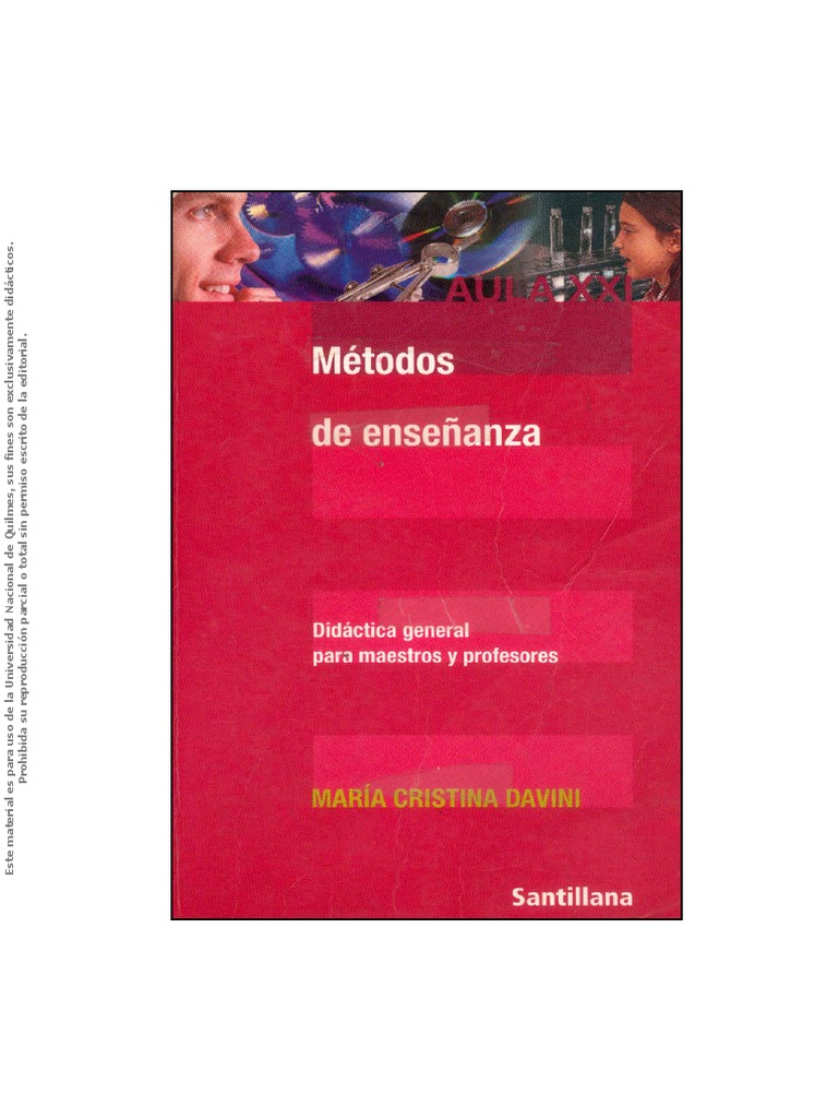 FEAEV Davini Unidad 1 | PDF | Enseñando | Aprendizaje