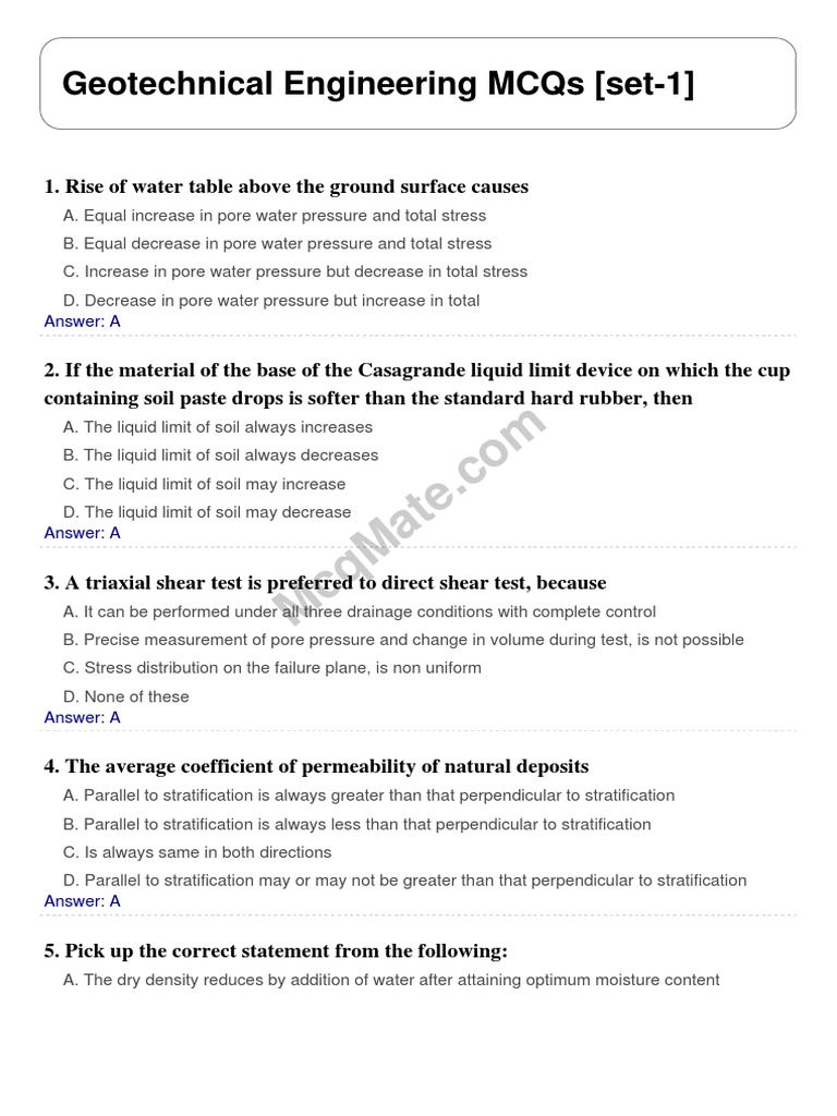 Geo Technical | PDF | Soil Mechanics | Soil