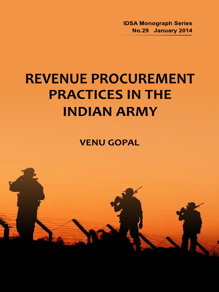 Revenue Procurement Practices in The Indian Army | PDF | Outsourcing ...