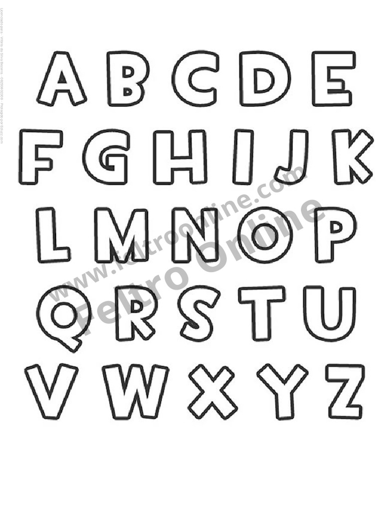 01-molde-alfabeto | PDF