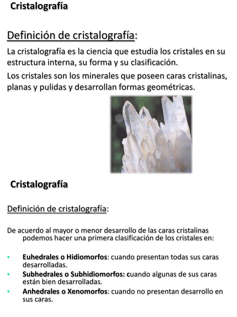 03 Cristalografia | PDF | Cristal | Cristalografía
