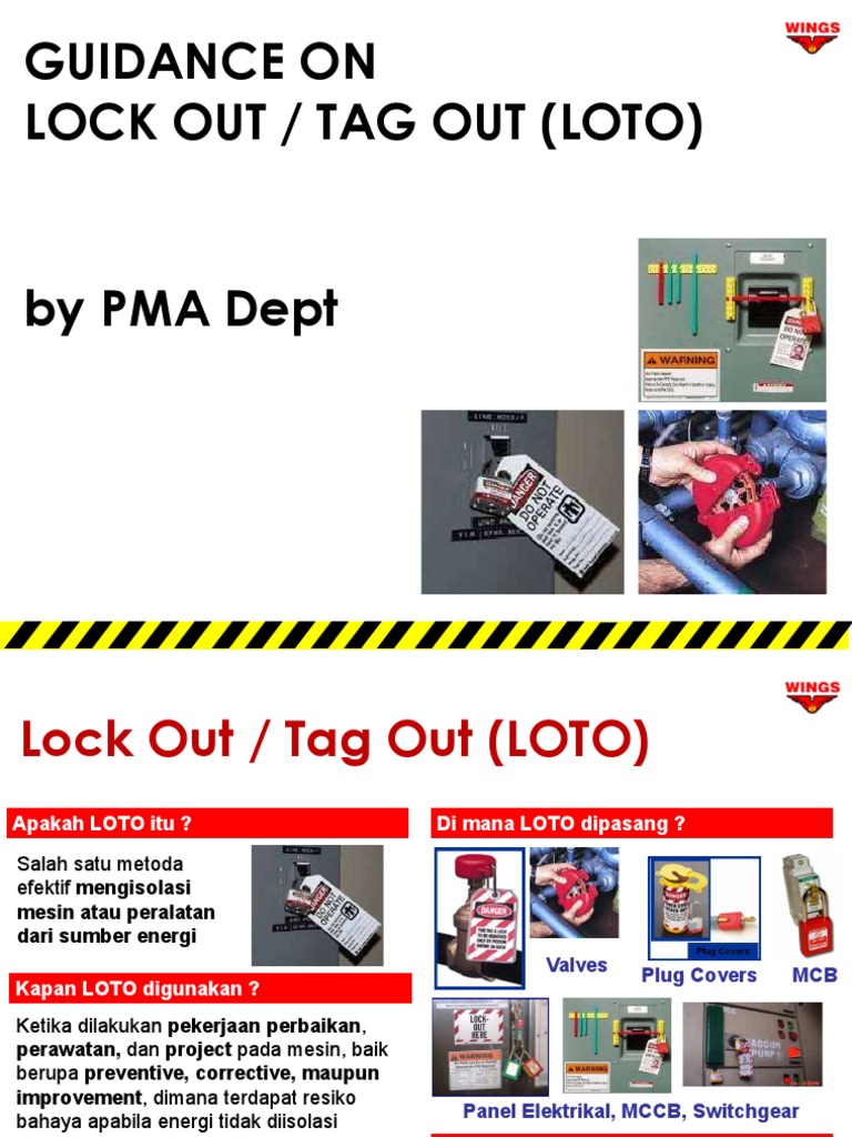 Panduan LOTO untuk Keselamatan Kerja | PDF | Teknologi & Rekayasa ...