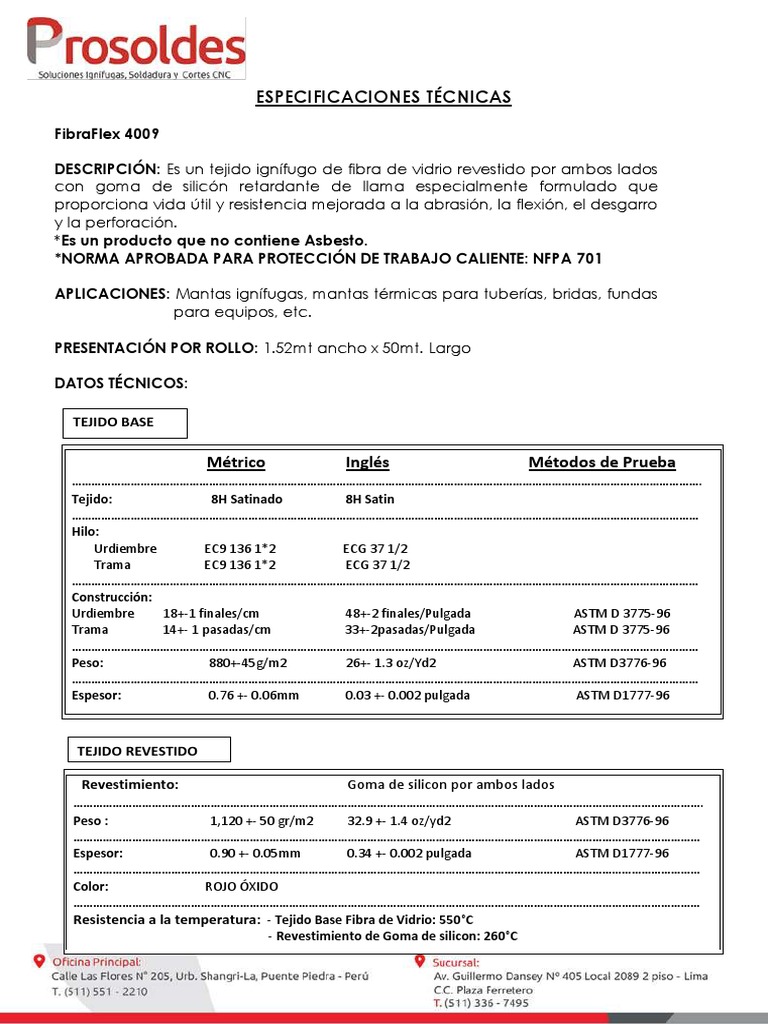 FibraFlex 4009 | PDF