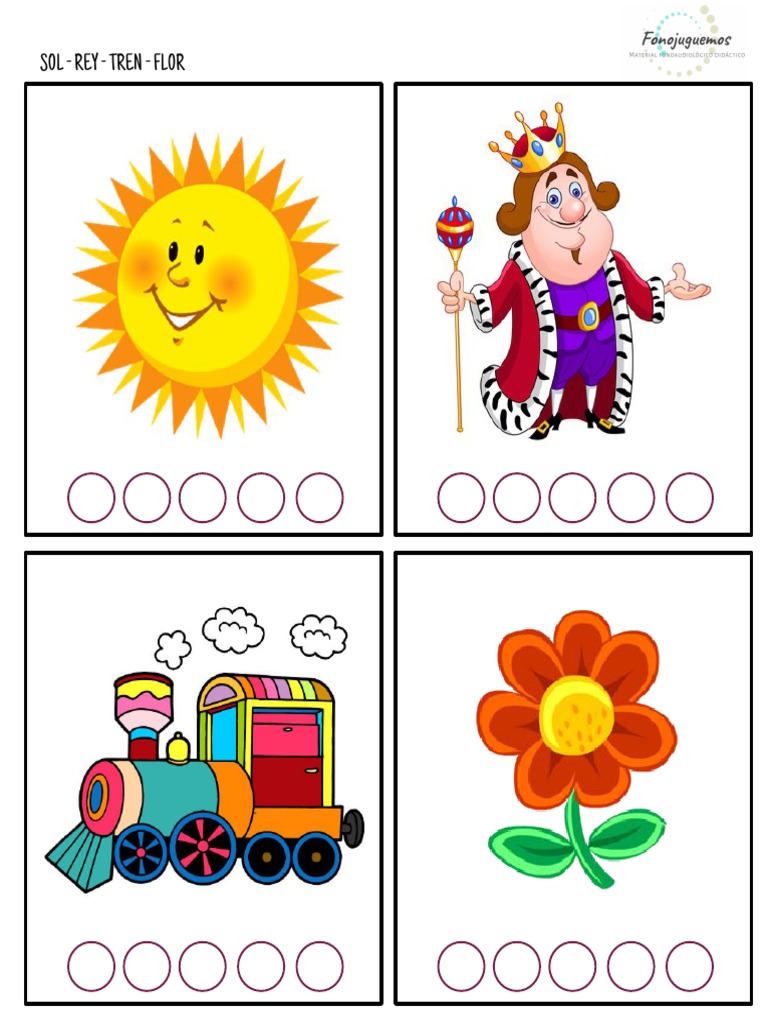 Láminas para Contar Sílabas | PDF