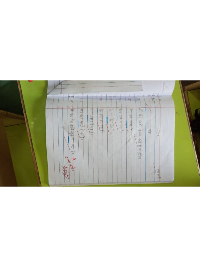 Class 3 Hindi Grammar Notebook Work | PDF