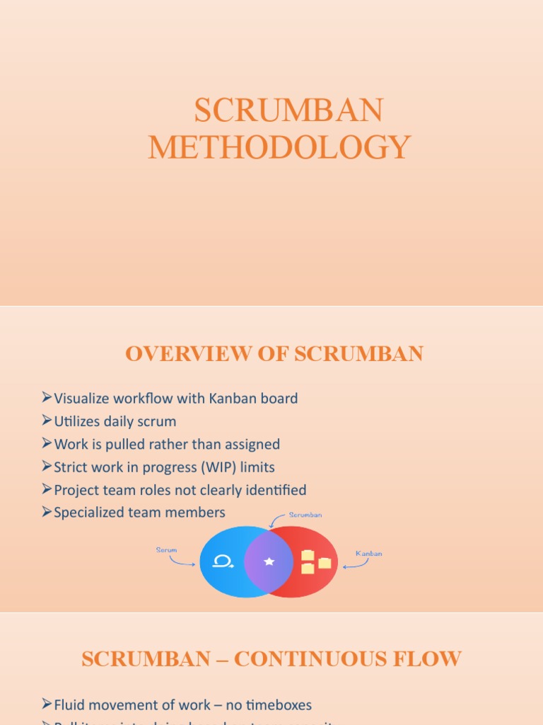 Scrumban Methodology | PDF