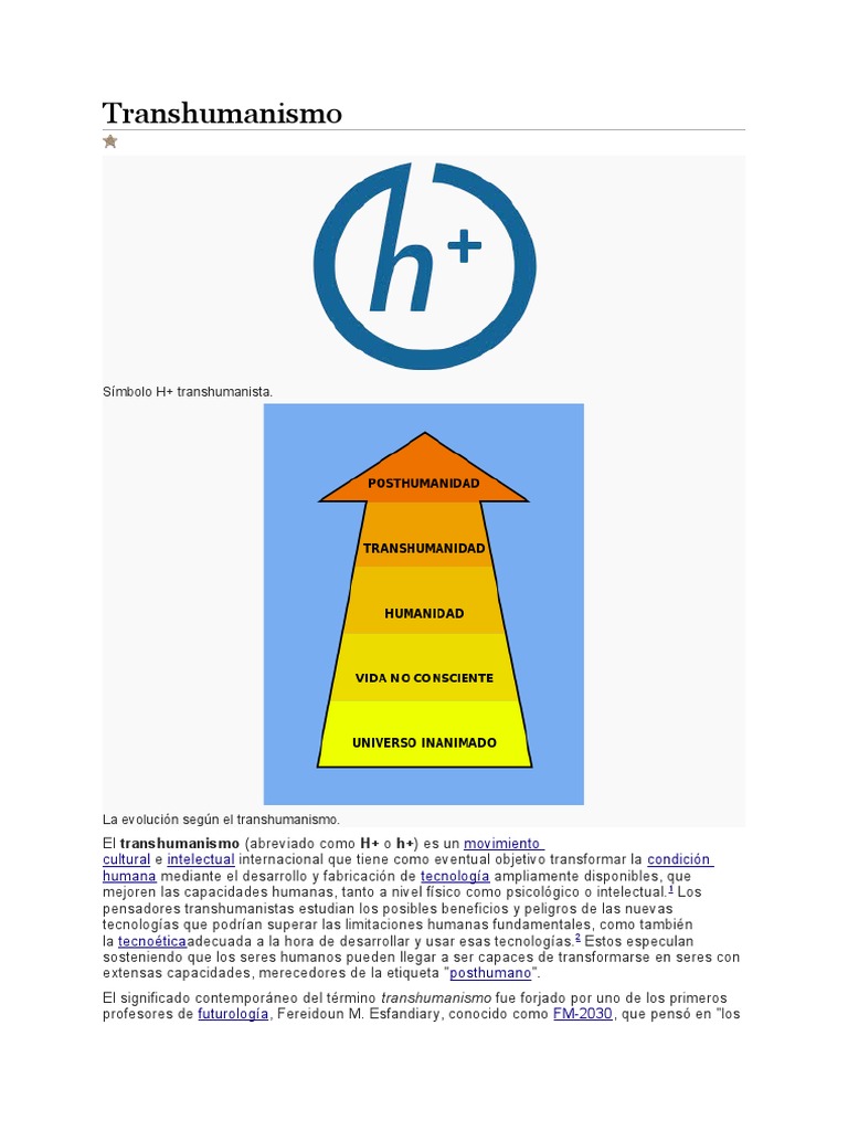 Transhumanismo | PDF | Transhumanismo