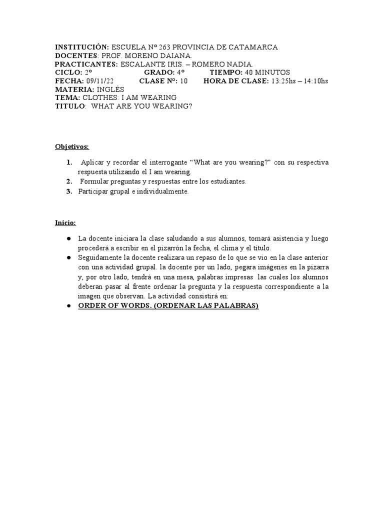 Clase N 10 - Professions | PDF