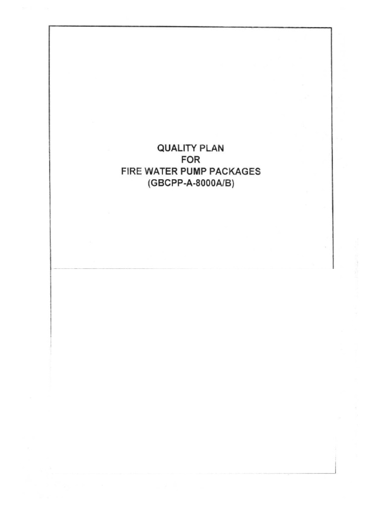 Check List Quality Plan Inspection Itp Pump | PDF | Nondestructive ...