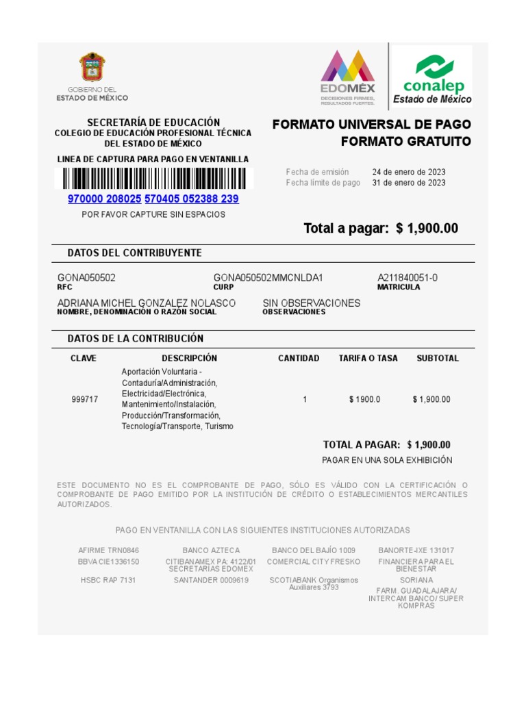 Formato de Pago Universal With Primefaces | PDF | Bancos Formato de Pago Universal With Primefaces | PDF | Bancos