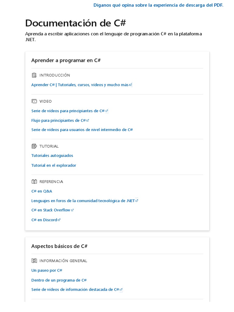 Dotnet Csharp | PDF | C Sharp (lenguaje de programación) | .NET Framework Dotnet Csharp | PDF | C Sharp (lenguaje de programación) | .NET Framework
