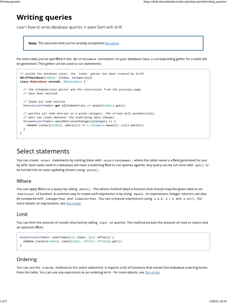 Writing Queries | PDF | Table (Database) | Information Technology Management