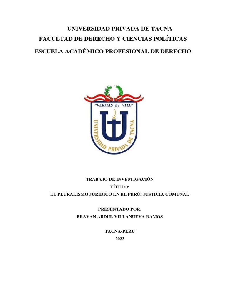 Entrega Final Brayan Villanueva Ramos | PDF | Jurisdicción | Estado (política)
