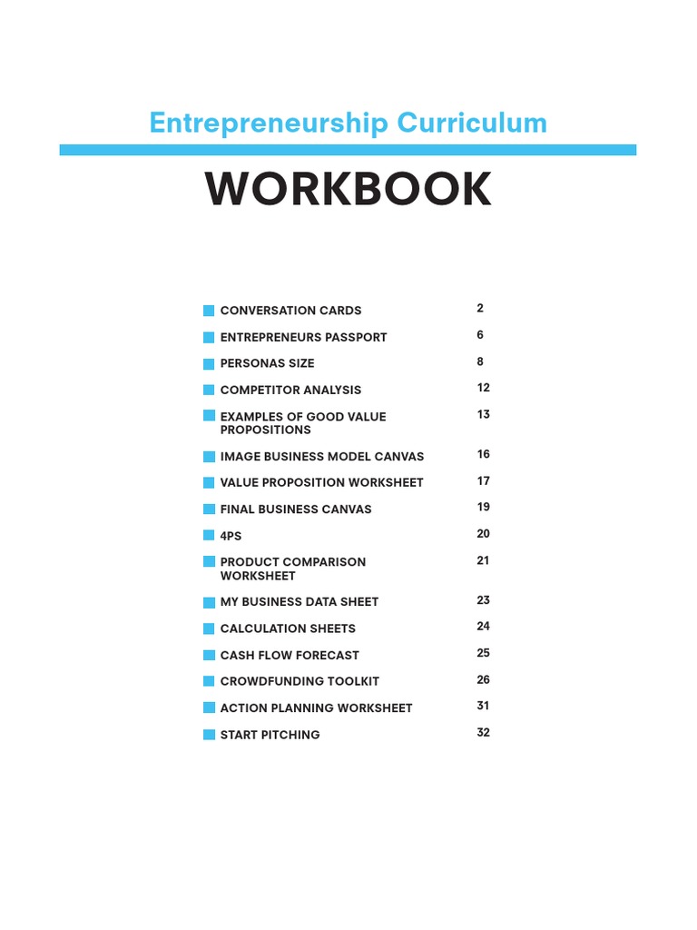 Entrepreneurship Workbook en | PDF | Prices | Brand