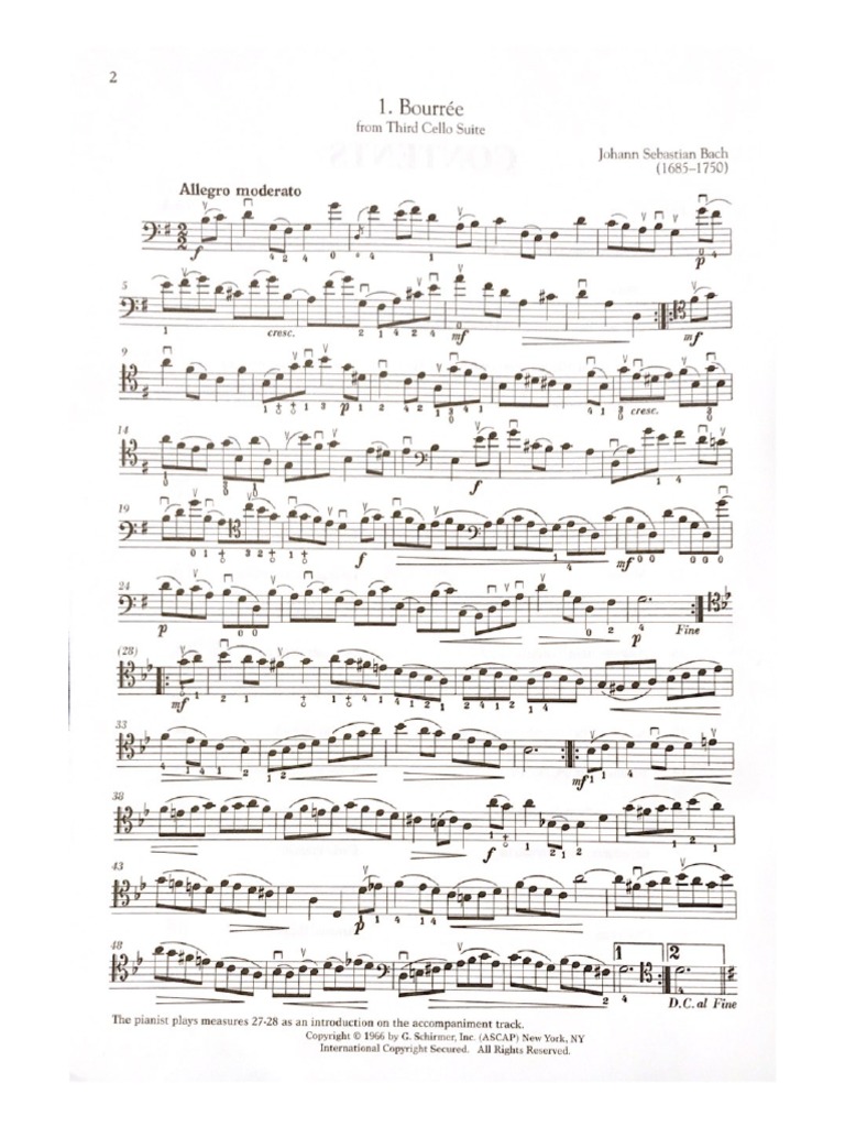 #'S 1-9 Double Bass Solos | PDF