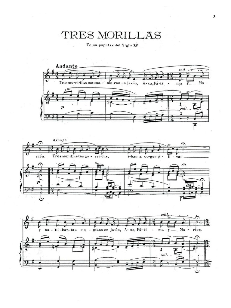 Tres morillas | PDF