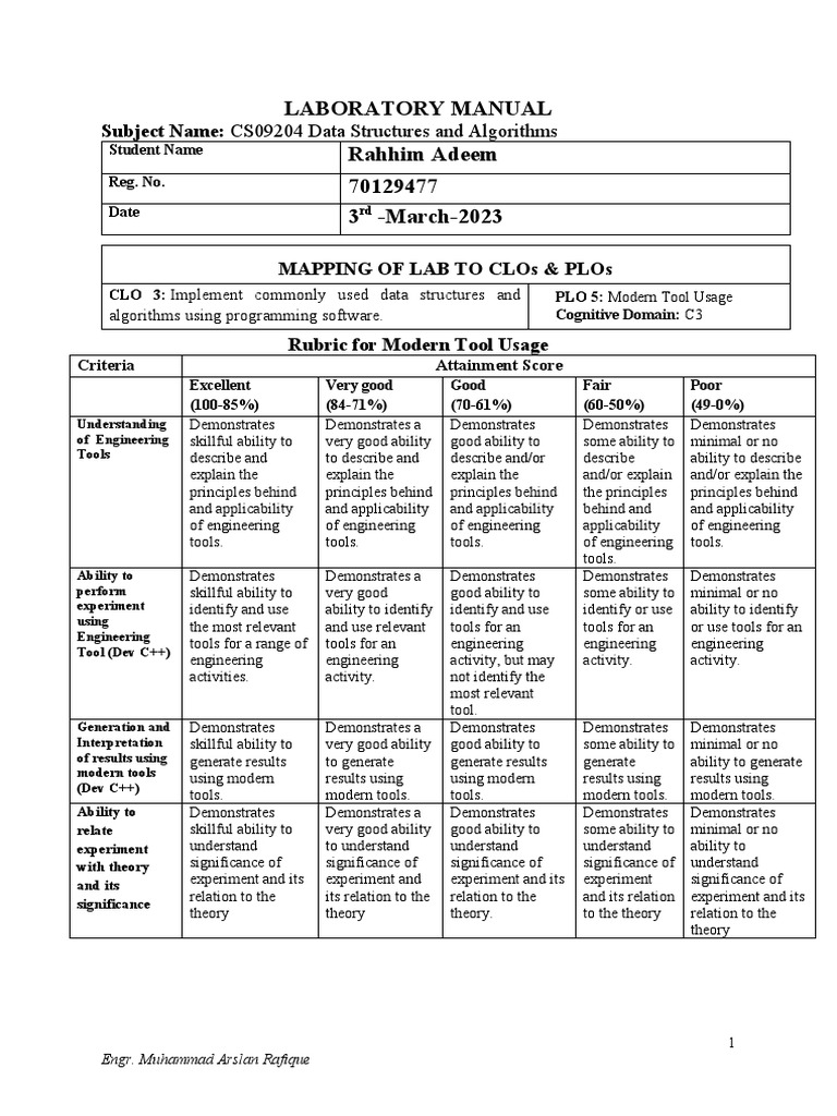 Lab3 Dsa W23 | PDF | Mathematics | Algorithms And Data Structures Lab3 Dsa W23 | PDF | Mathematics | Algorithms And Data Structures
