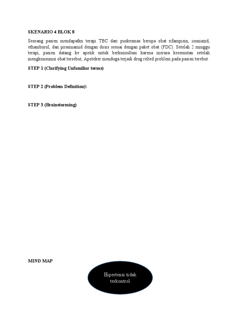 Notulensi Skenario 1 Blok 9 THN 2022 | PDF