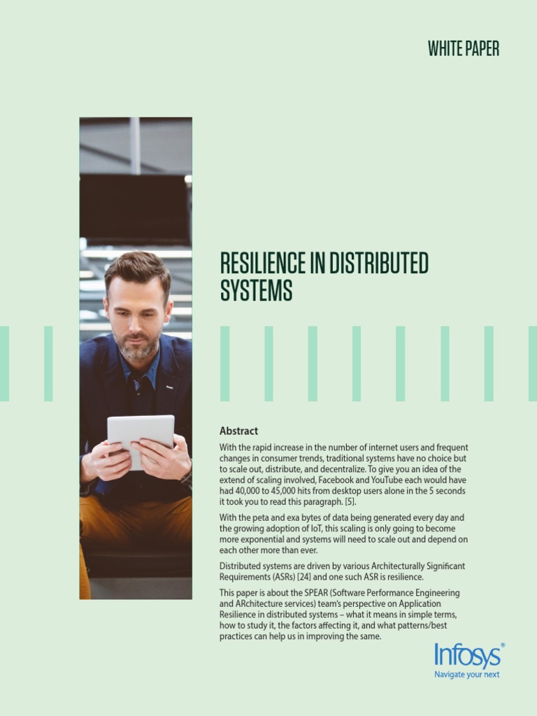 Assignment #1 Paper #5 - Resilience Distributed Systems - A White Paper | PDF | Security ...