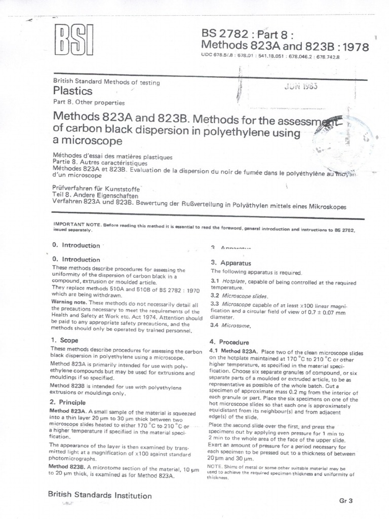 BS 2782 | PDF