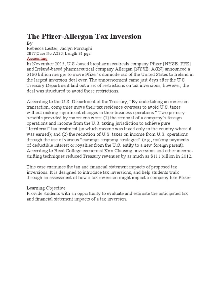 The Pfizer case | PDF