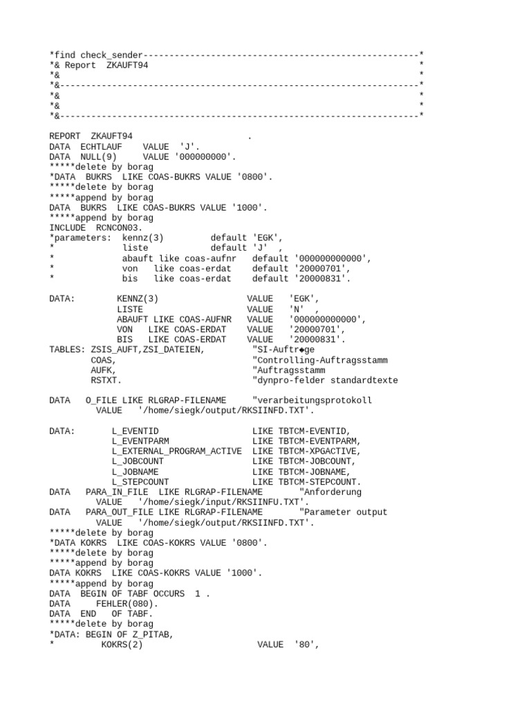Zkauft 94 | PDF | Parameter (Computer Programming) | Software Development