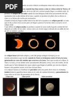 Mapa Conceptual - Los Eclipses | PDF