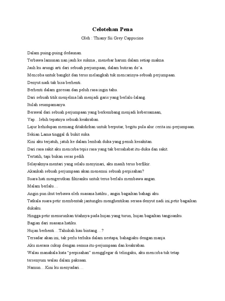 Puisi Perpisahan Pdf