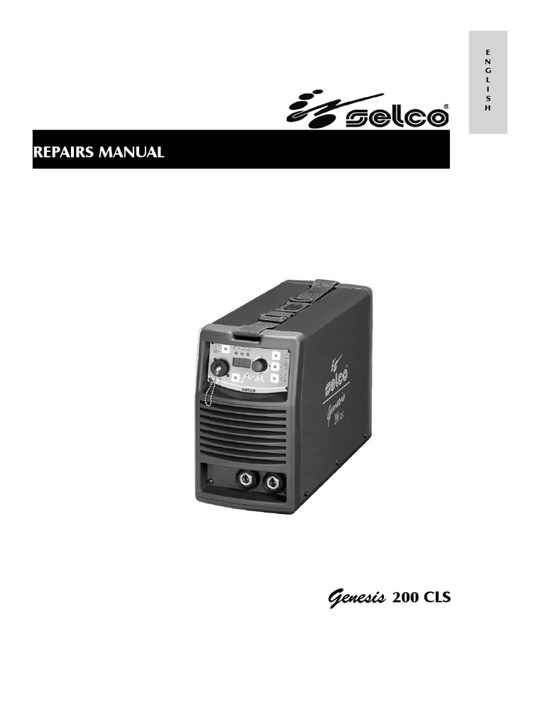 Genesis 200 CLS Repair Manual | PDF | Welding | Construction