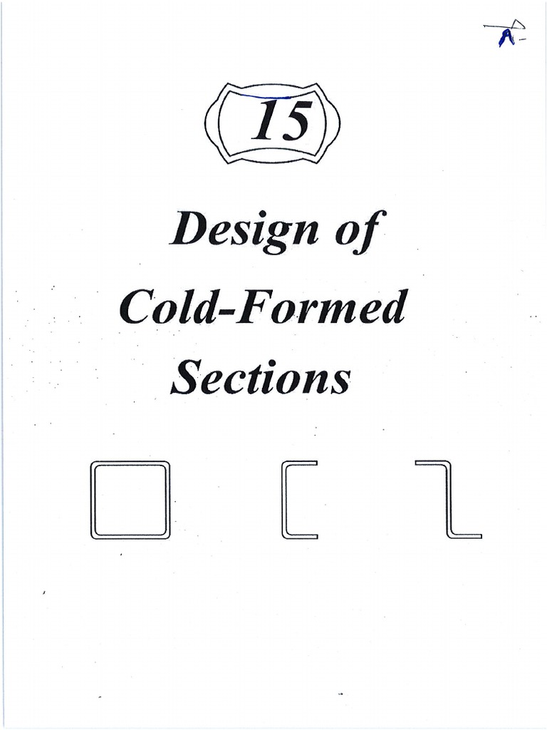 15 - Cold Formed | PDF