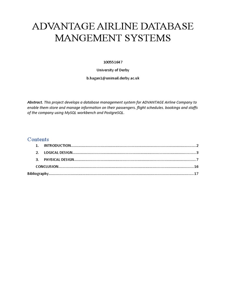 7CS082 Report CW1 | PDF | Databases | Postgre Sql