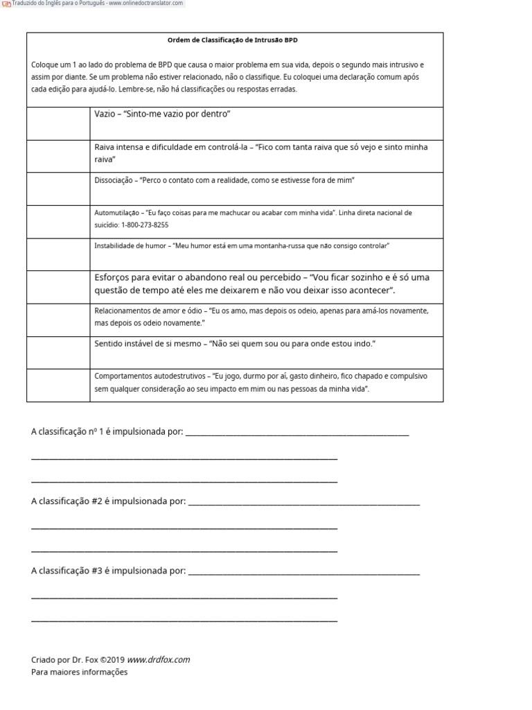 BPD-Intrusion-Worksheet.en.pt | PDF
